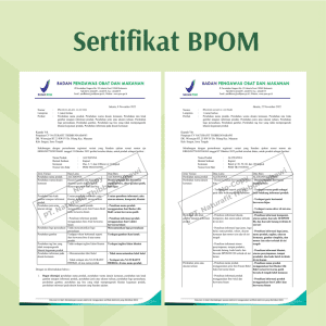 Sertifikat Naturafit, BPOM, Halal, Obat Herbal Premium